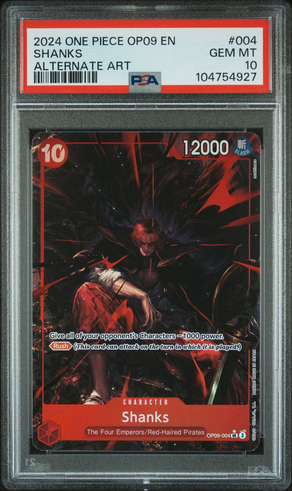 ONE PIECE SLABS COLLECTION (PSA/CGC/TAG) – AS Modern TCG