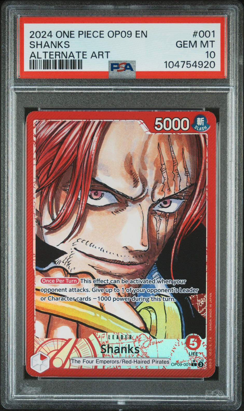 ONE PIECE SLABS COLLECTION (PSA/CGC/TAG) – AS Modern TCG